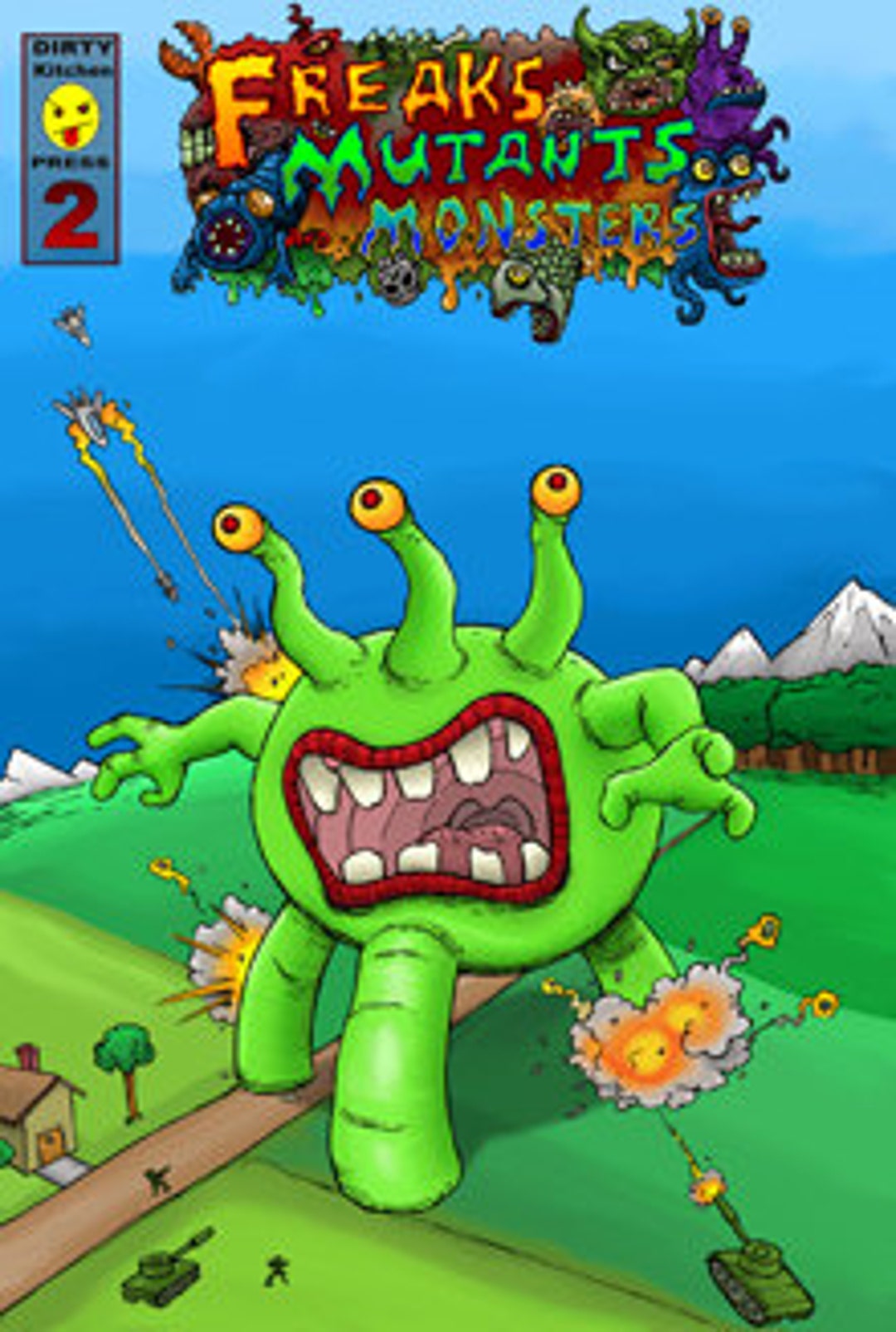 Freaks Mutants & Monsters Issue 2 Indie Comic Book - Etsy