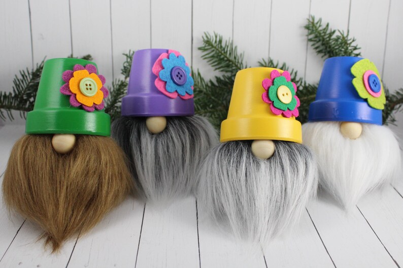 Pothead Gnome Felt Flower DIY Craft Kit - Etsy