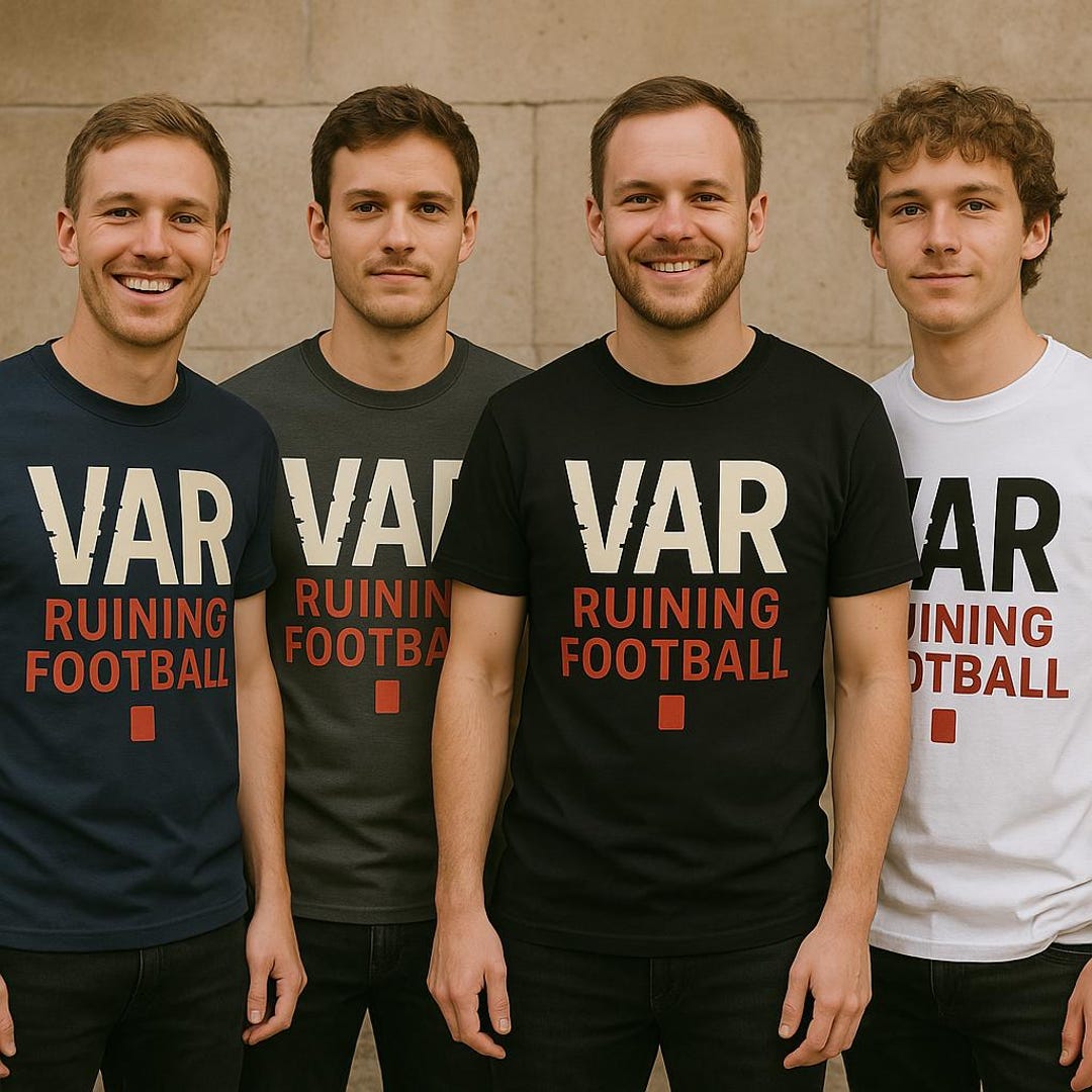 VAR: Ruining Football - Bold Anti-var Statement T-shirt for Fans - Etsy