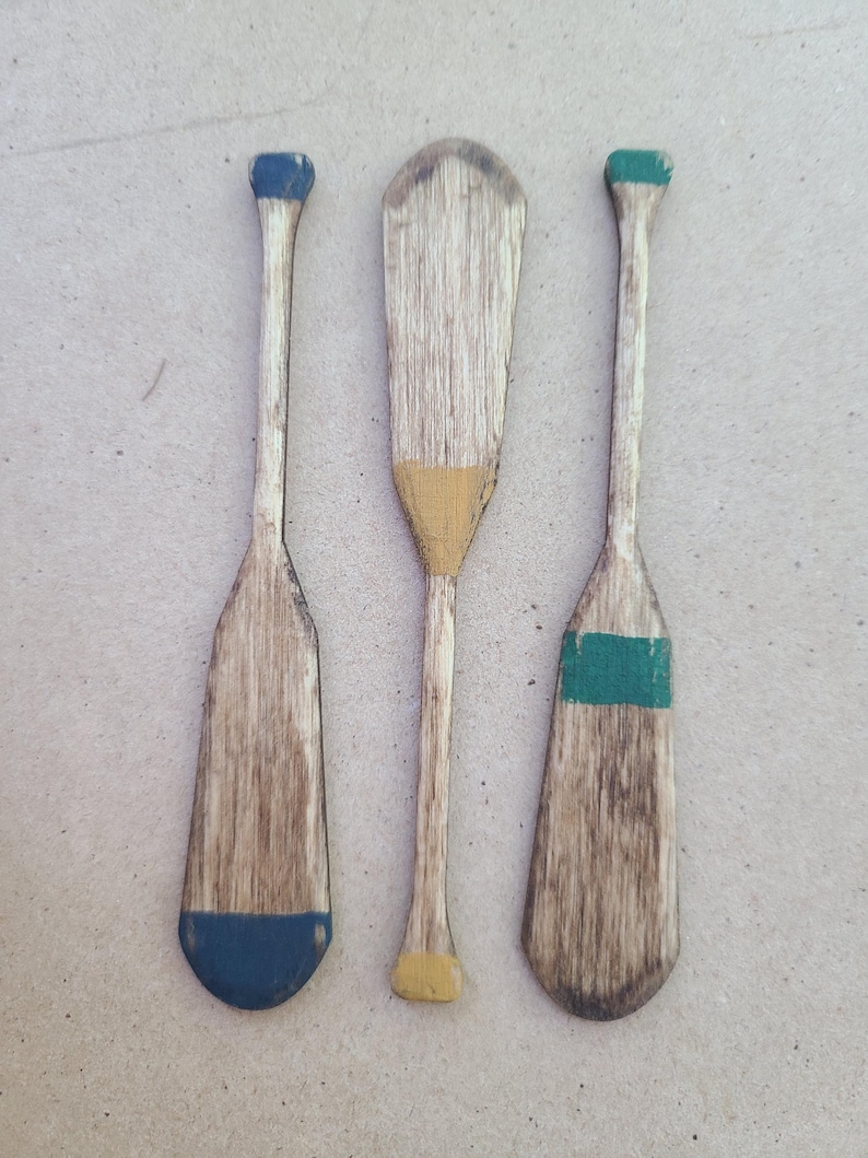 Nautical Canoe Paddles Boat Oars for Dollhouse Miniatures 1:12 Scale - Etsy