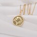 14K Gold Zeus Medallion Necklace: Greek God Jewelry - Etsy