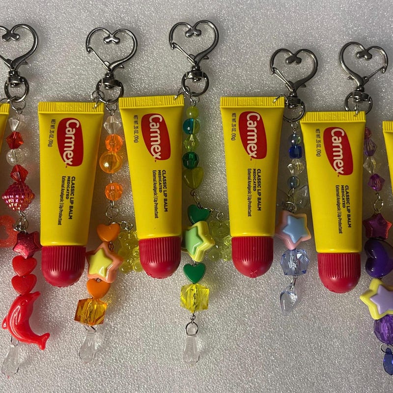 Lipgloss Keychain - Etsy