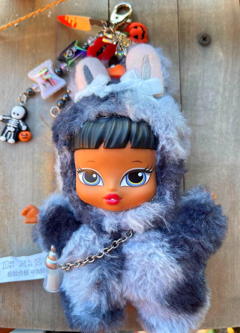 Labubu Bratz Babyz Jade Doll Keychain: Y2K Bag Charm Bratziez - Etsy