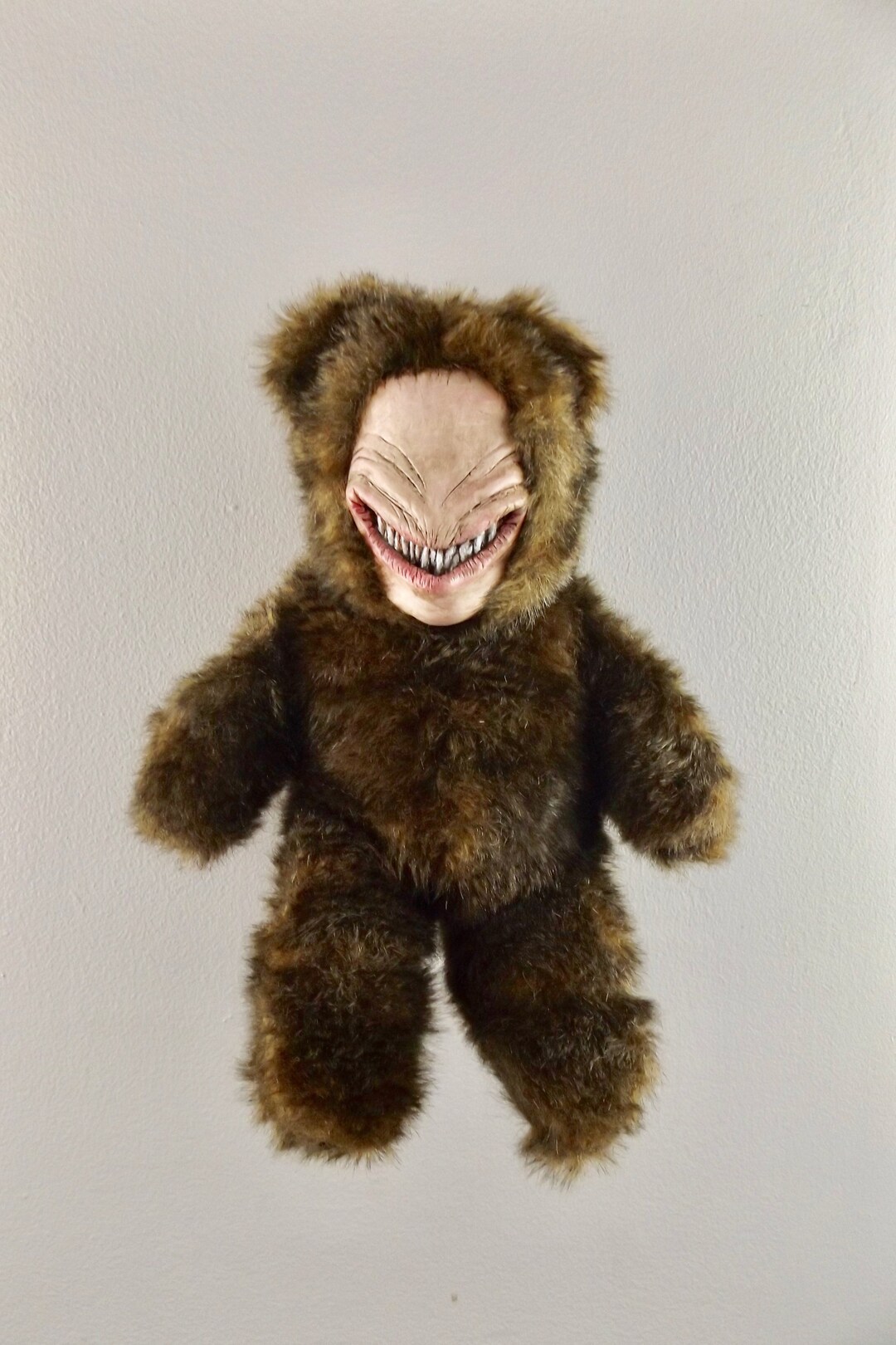 Original Creepy Sharp Teeth Teddy Bear Sculpture - Etsy