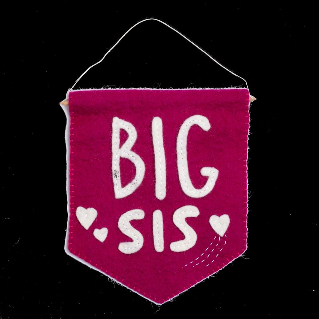 Felt Big Sis Banner Flag - Etsy