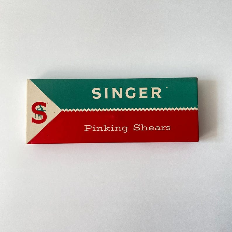 Vintage Singer Pinking Shears Model C817 Scissors Mint Condition in ...