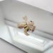 Vintage Gerry's Stinging Bee Brooch - Enamel & Gold Tone - Black Yellow ...