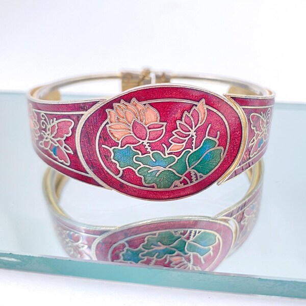 Enamel Cuff Bracelet - Etsy