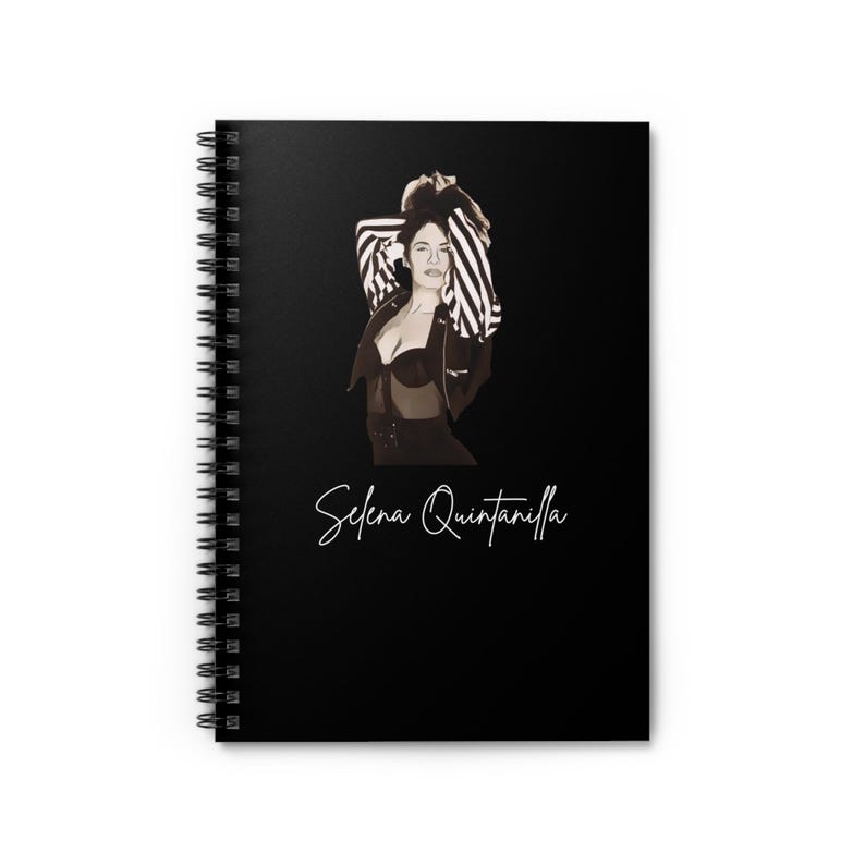 Selena Quintanilla Spiral Notebook Ruled Line, Signature, Music Gift ...