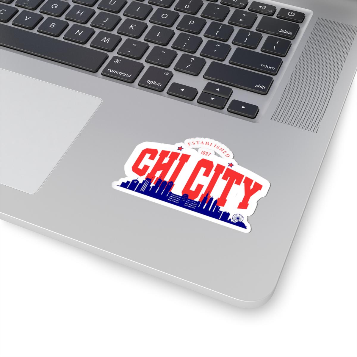 Chicago Cityscape Vinyl Sticker Urban Art for City Lovers Illinois ...