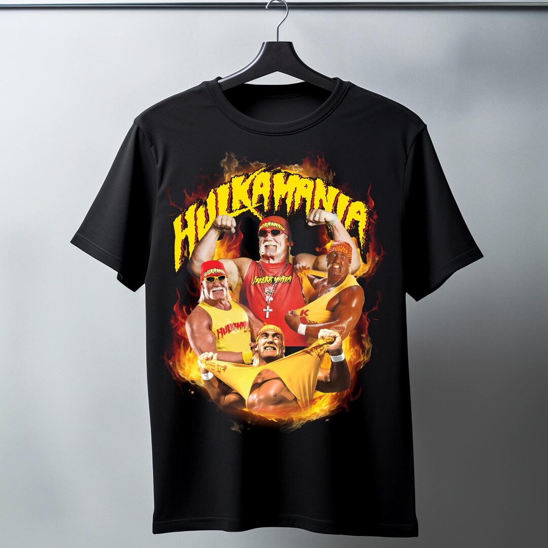 Hulk Hogan PNG: Hulkamania Wrestling Legend (digital Download 300 DPI ...