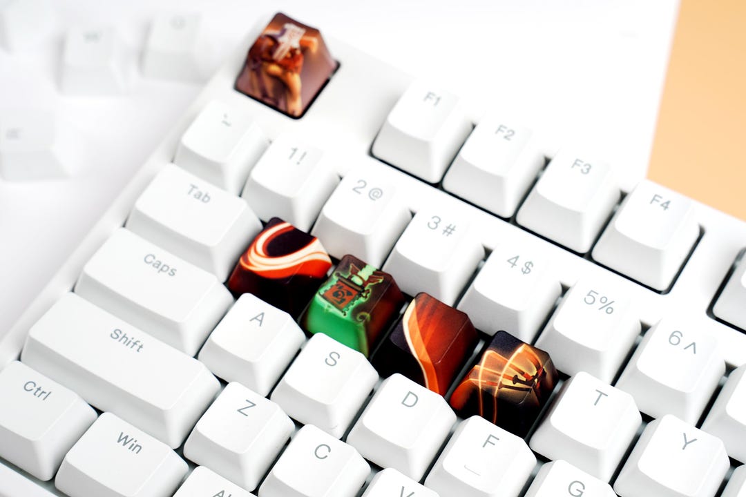 Invoker Dota2 Artisan Keycap, Custom Cherry MX Keycap, Mechanical ...