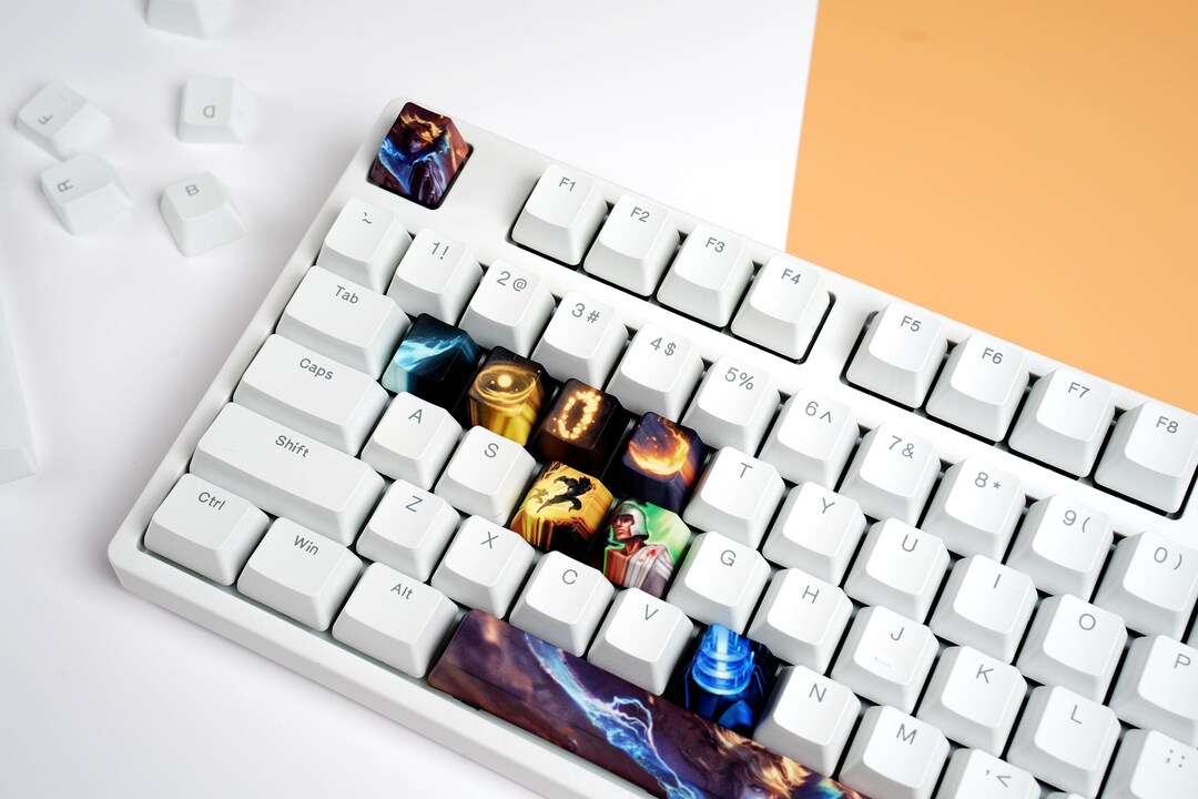 Artisan Lol Keycaps,champion-themed PBT Keycaps, Custom Champion ...