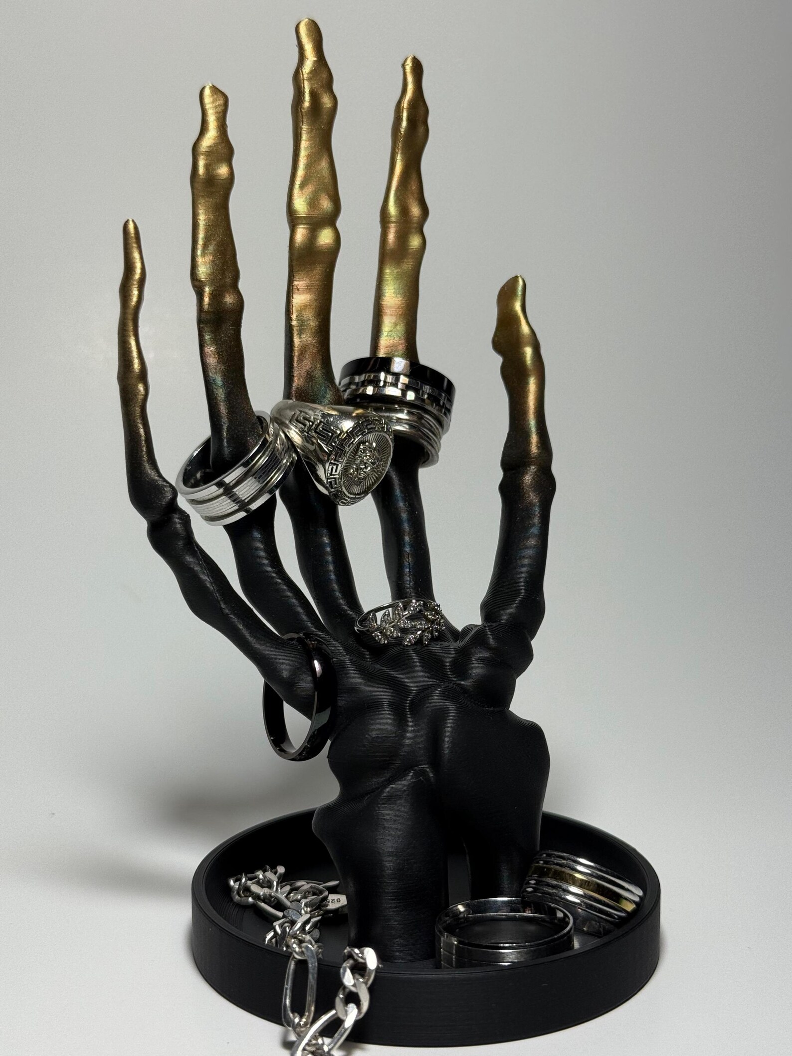 Skeleton Hand Jewellery Holder Stand | Ring Tree | Ring Dish | Unique ...