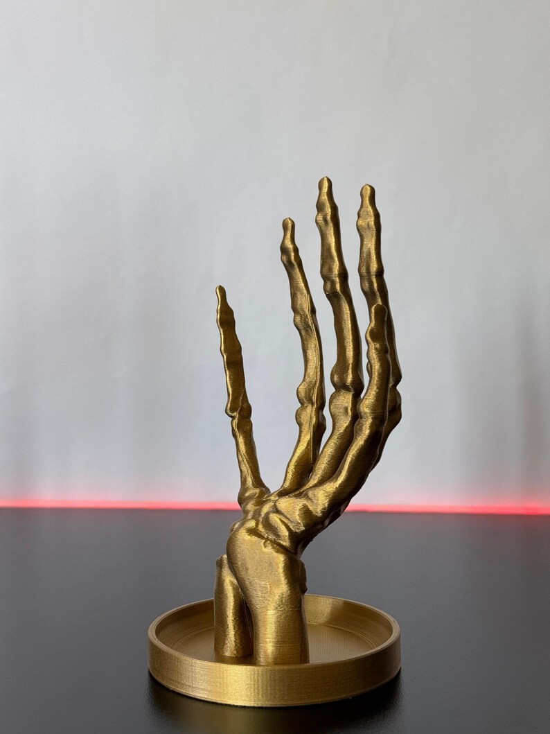 Skeleton Hand Jewellery Holder Stand | Ring Tree | Ring Dish | Unique ...
