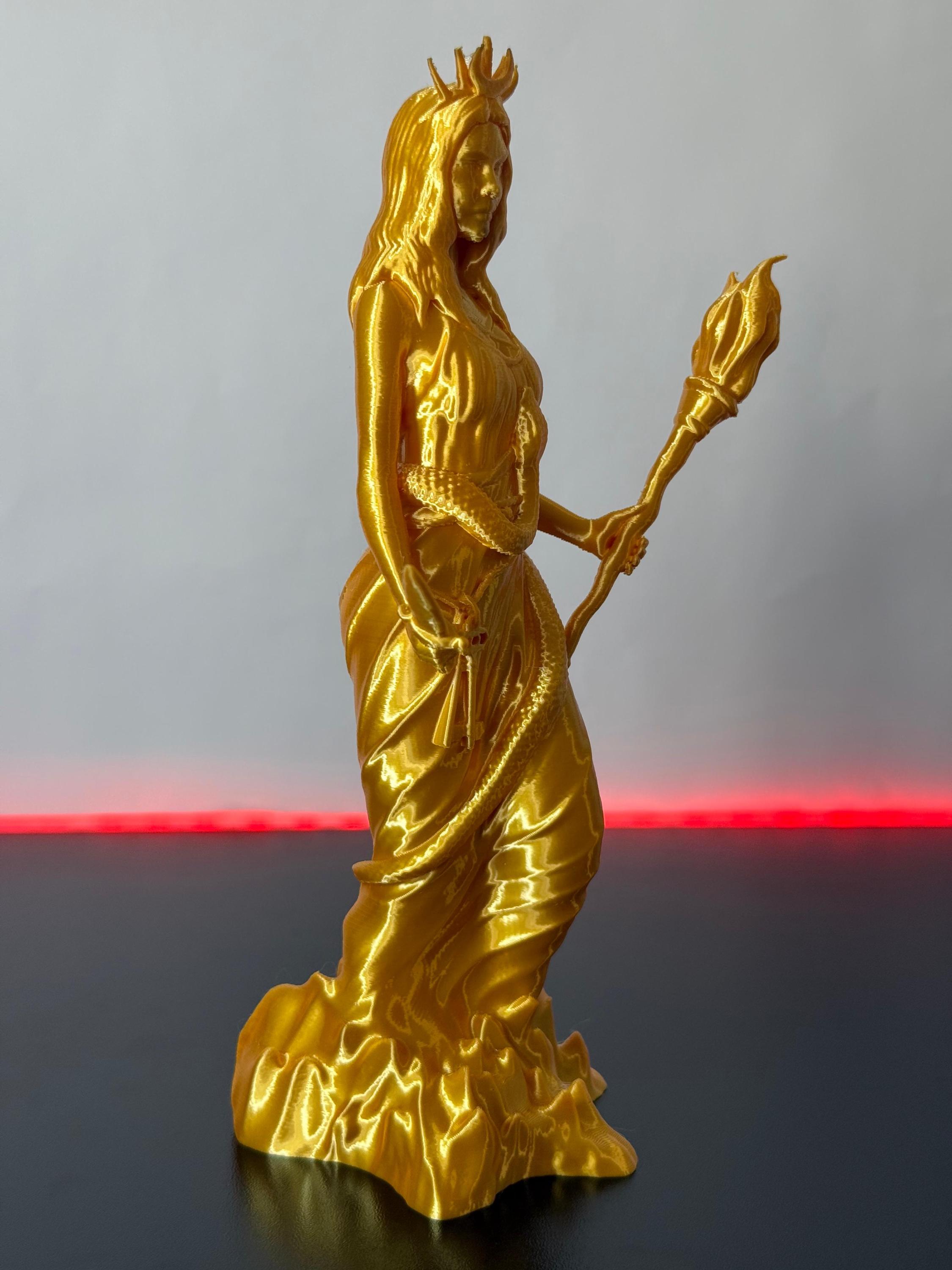 Statue of Hecate | Greek Goddess Figurine for Pagan Home Altar | Hekate ...