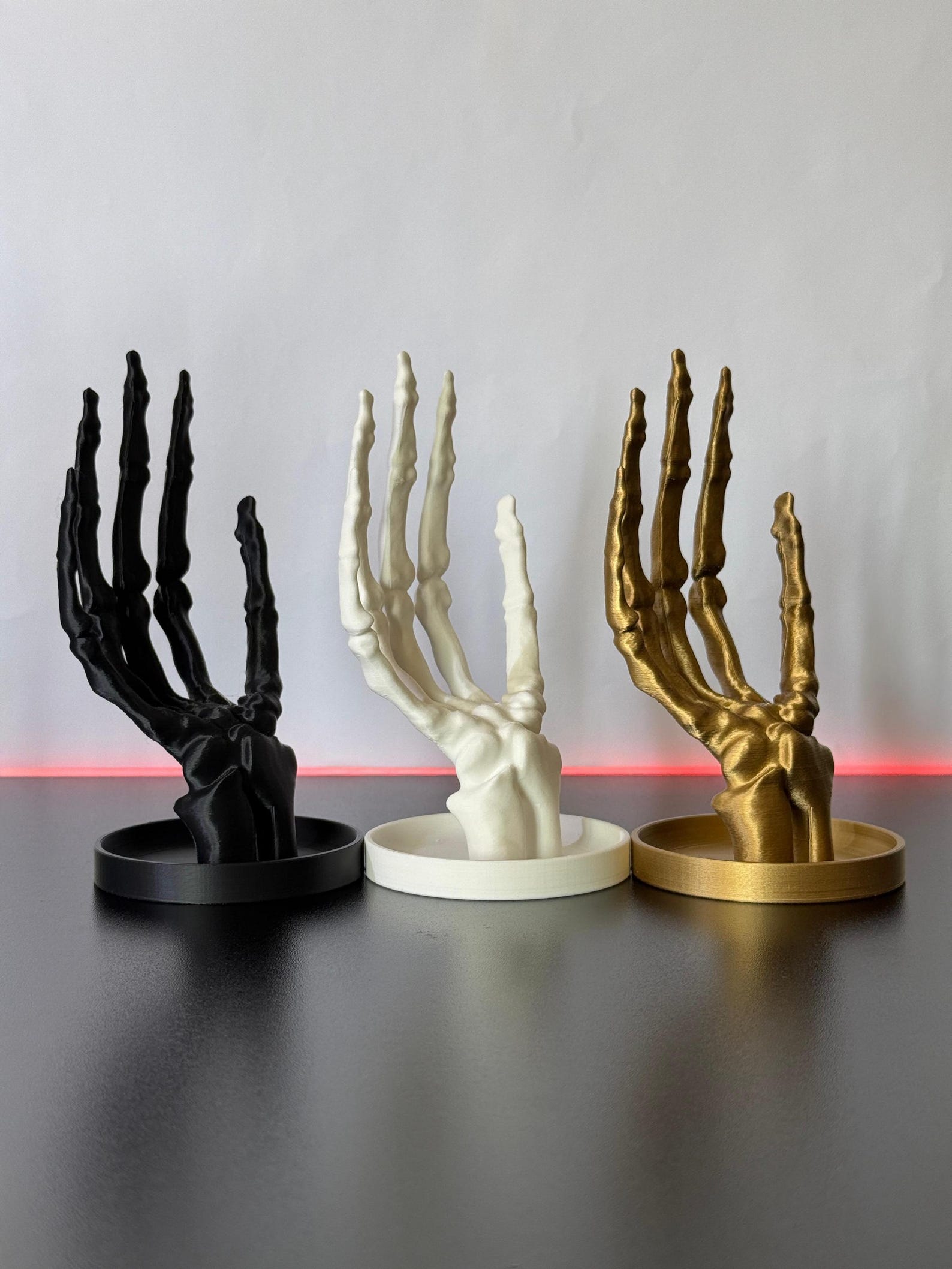 Skeleton Hand Jewellery Holder Stand | Ring Tree | Ring Dish | Unique ...