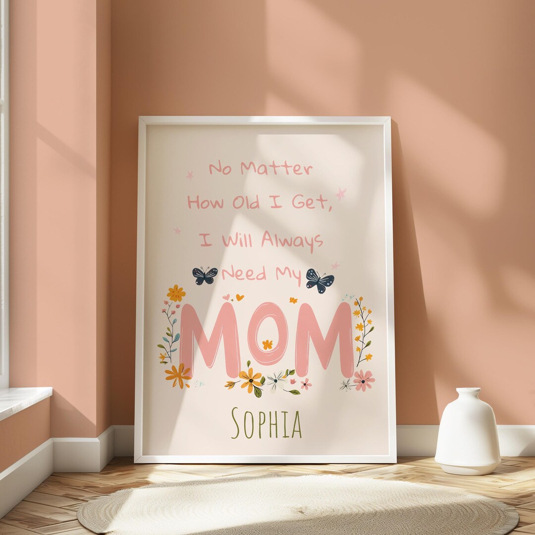 Costume Mom Poster, Digital Wall Art, Gift for Mother's Day or Birthday ...