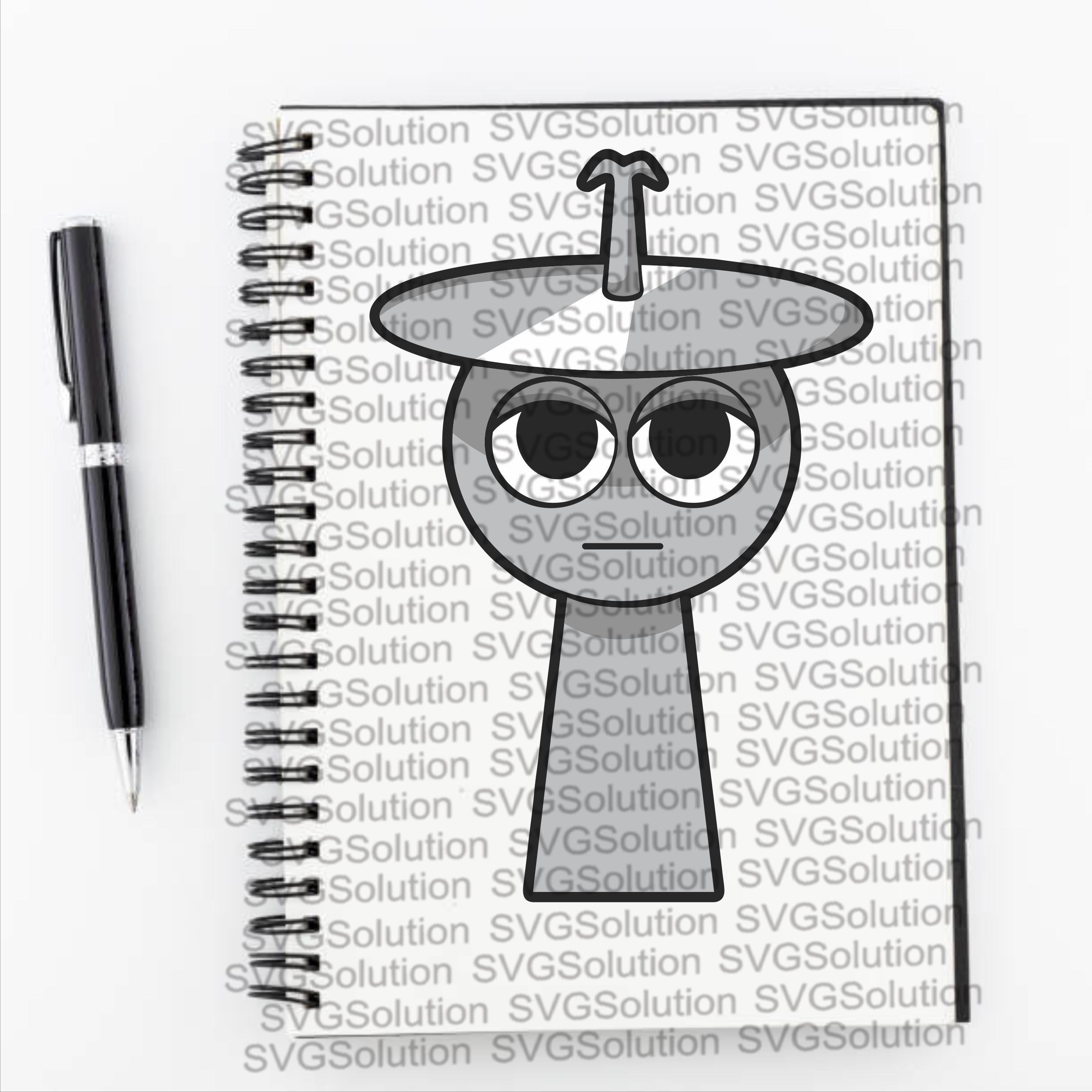 5 Sprunki SVG PNG Shirt Design Files for Cricut & Silhouette | Layered ...