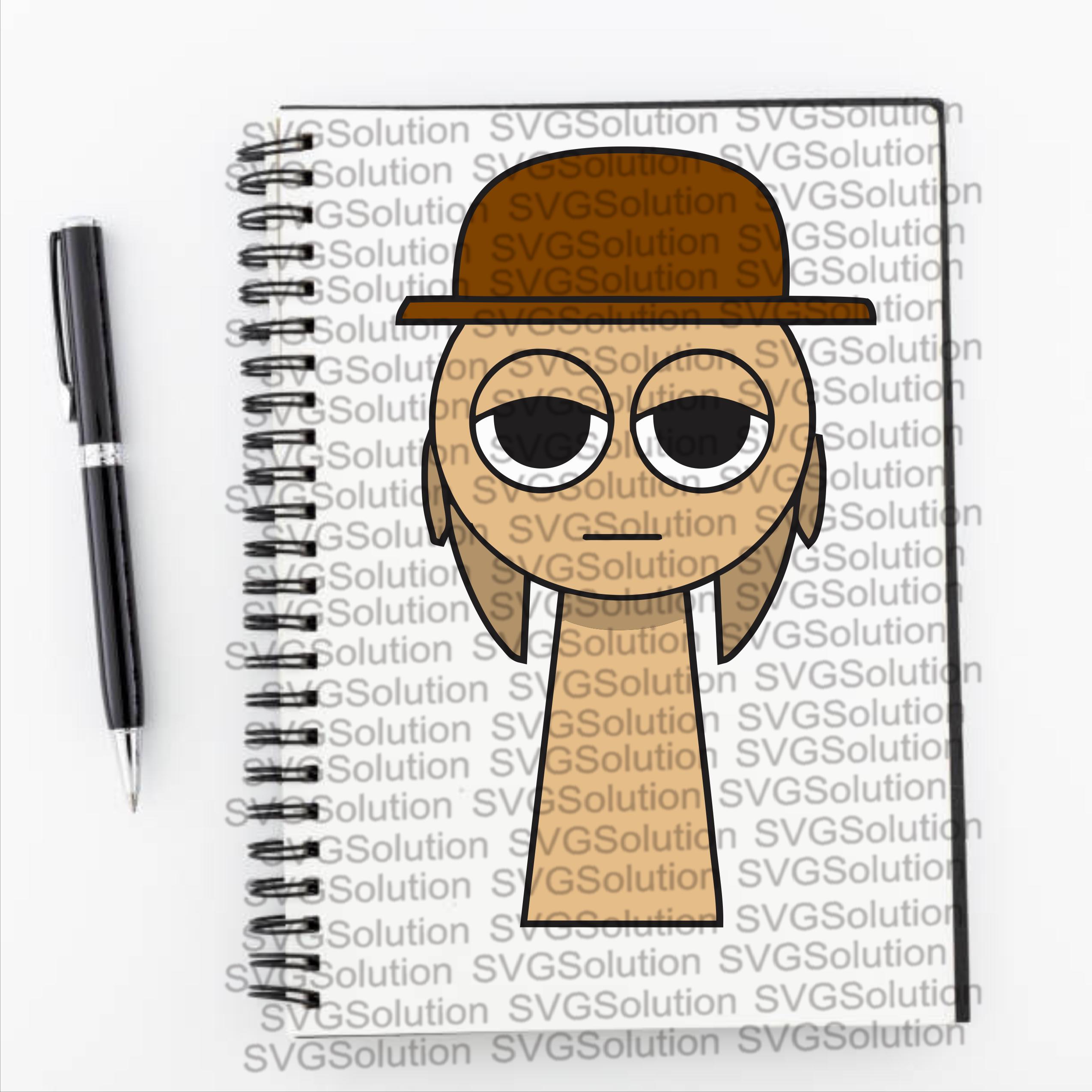 5 Sprunki SVG PNG Shirt Design Files for Cricut & Silhouette | Layered ...