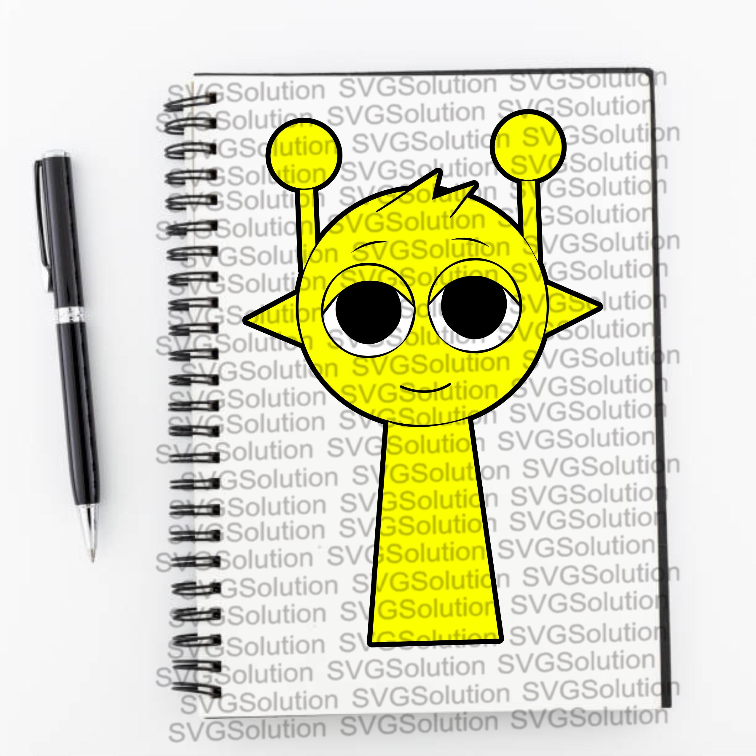 5 Sprunki SVG PNG Shirt Design Files for Cricut & Silhouette | Layered ...