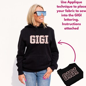 GIGI Machine Embroidery Applique Design. Digital Download Pattern ...