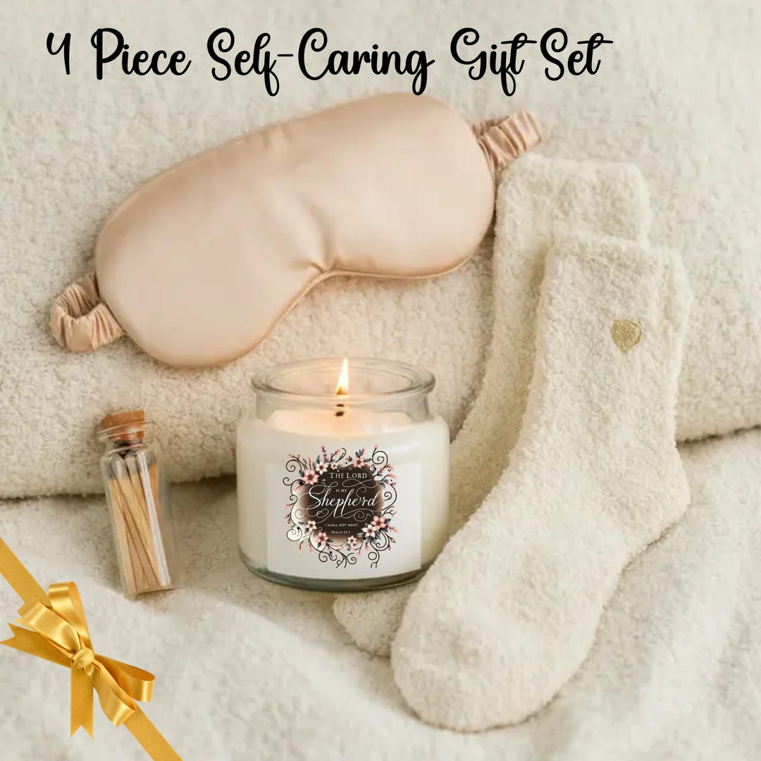 Luxury Relaxation Gift Box With Silk Sleep Mask, Soft Socks and ...