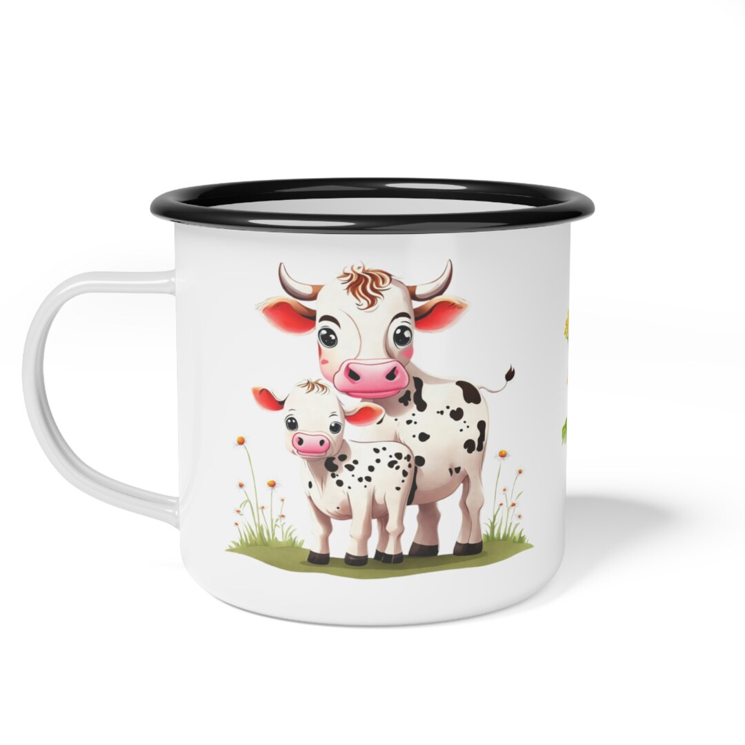 Mama Cow and Calf Camp Cup, 12oz. Great Gift for Young Kids, Teenagers ...