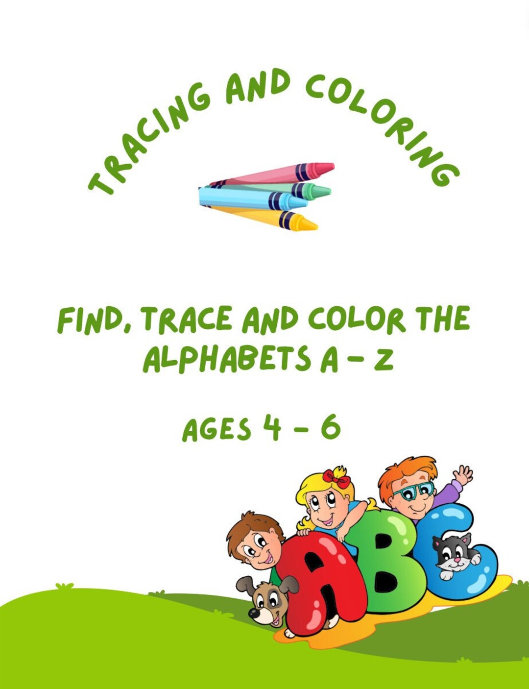 Alphabet Fun to Find, Trace, Color. 27 Pages of Activities. Learn ...