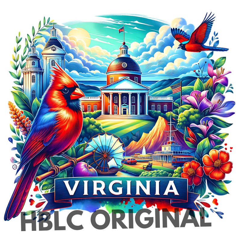 Virginia State Clipart, PNG SVG JPG, University Designs (digital ...