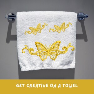 Fancy Butterfly Machine Embroidery. Instant Download Digital Design to ...