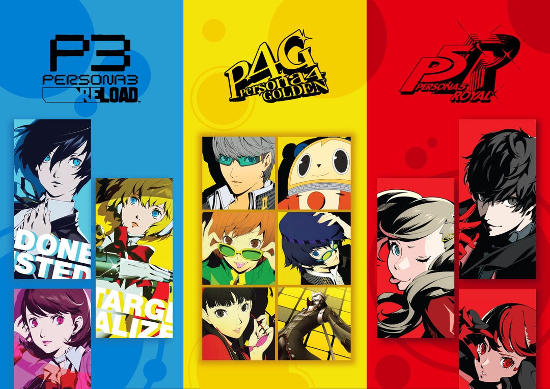 Persona 3 Reload | Persona 4 Golden | Persona 5 Royal | Holographic ...
