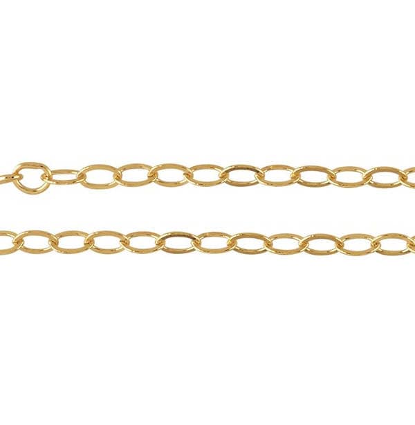 Gold Chain 20 Inch Necklace 20 Inch Gold Chain Gold Filled | Etsy