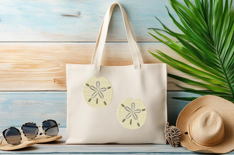 Sand Dollar Embroidery Design, Beach Embroidery Design, Summer ...