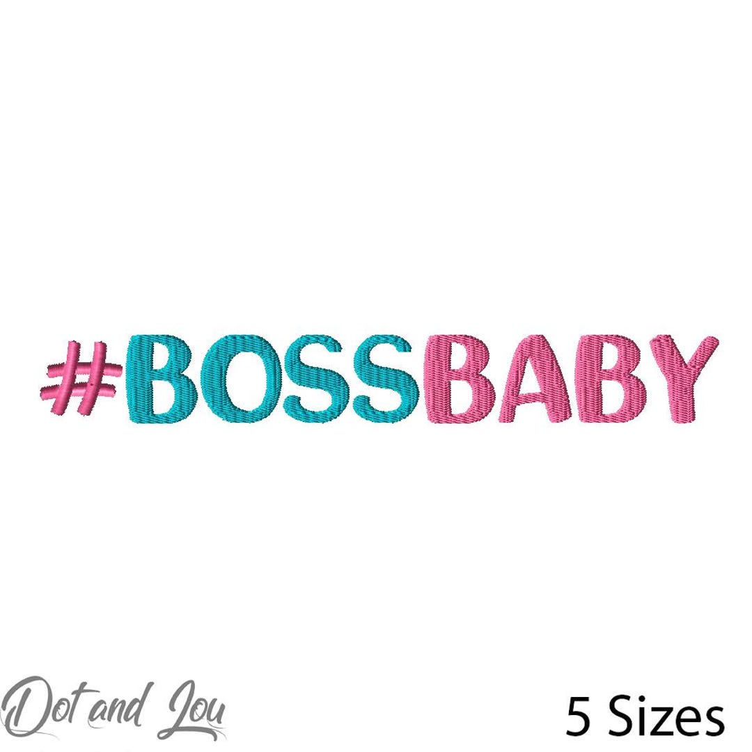 Boss Baby Machine Embroidery Design (5 Sizes) - Etsy