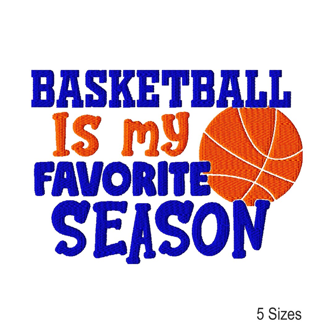 Basketball Machine Embroidery Design: Sports Embroidery Files (5 Sizes ...