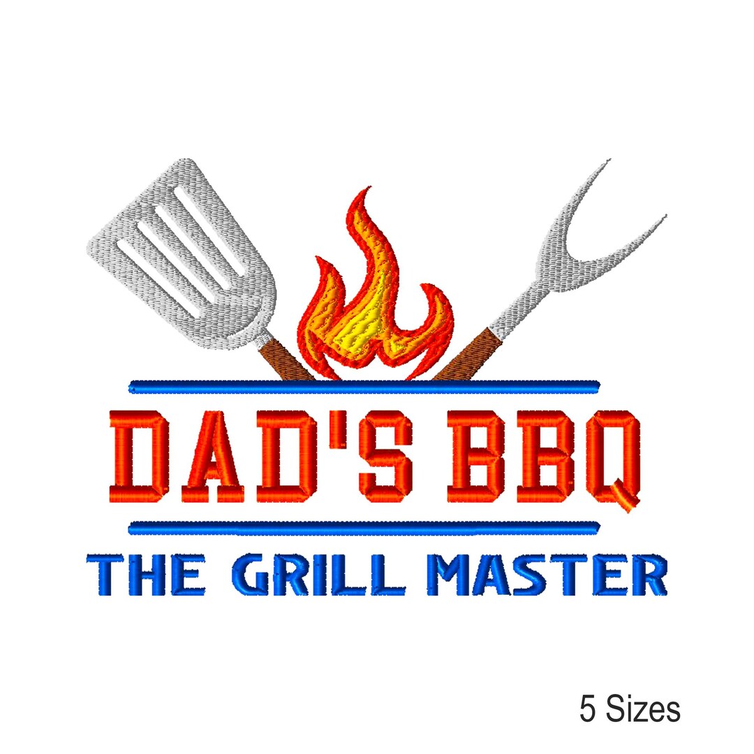 Dad Machine Embroidery Design: Instant Download Files (5 Sizes) - Etsy