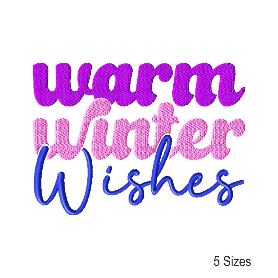 Winter Machine Embroidery Design: Christmas Instant Download Embroidery ...