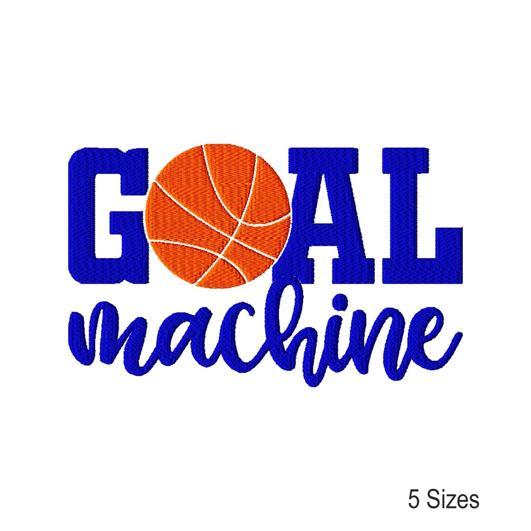 Basketball Machine Embroidery Design: Sports Instant Download ...