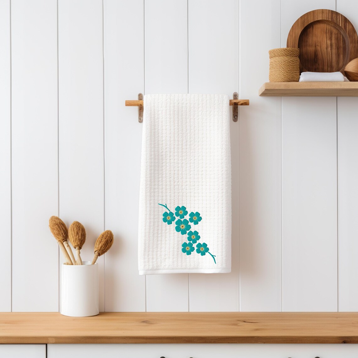 Retro Forget Me Nots Machine Embroidery Design in 5 Sizes - Etsy