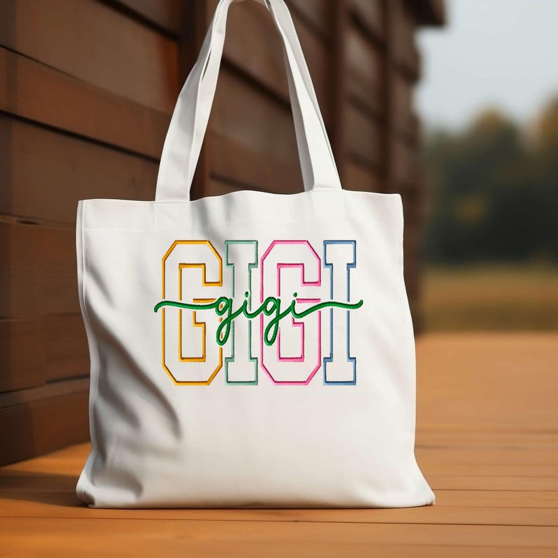Gigi Machine Embroidery Design: Grandma Instant Download Embroidery ...