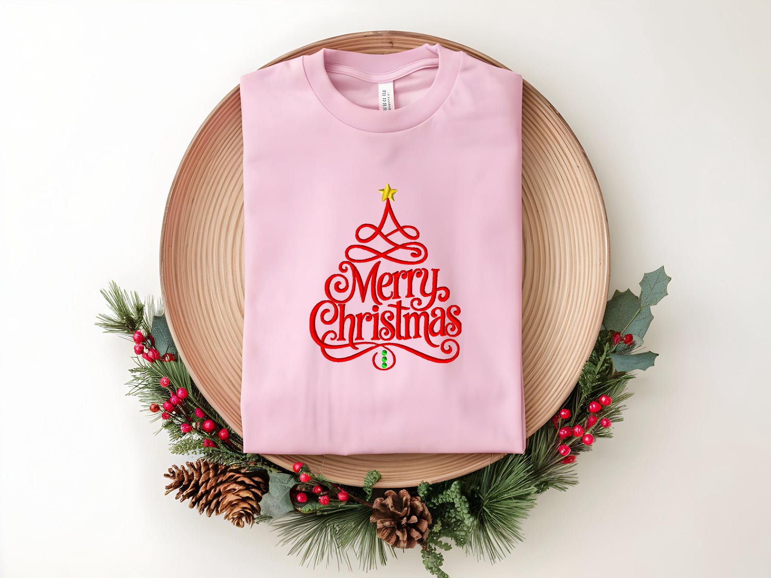 Christmas Machine Embroidery Design: Holiday Instant Download ...