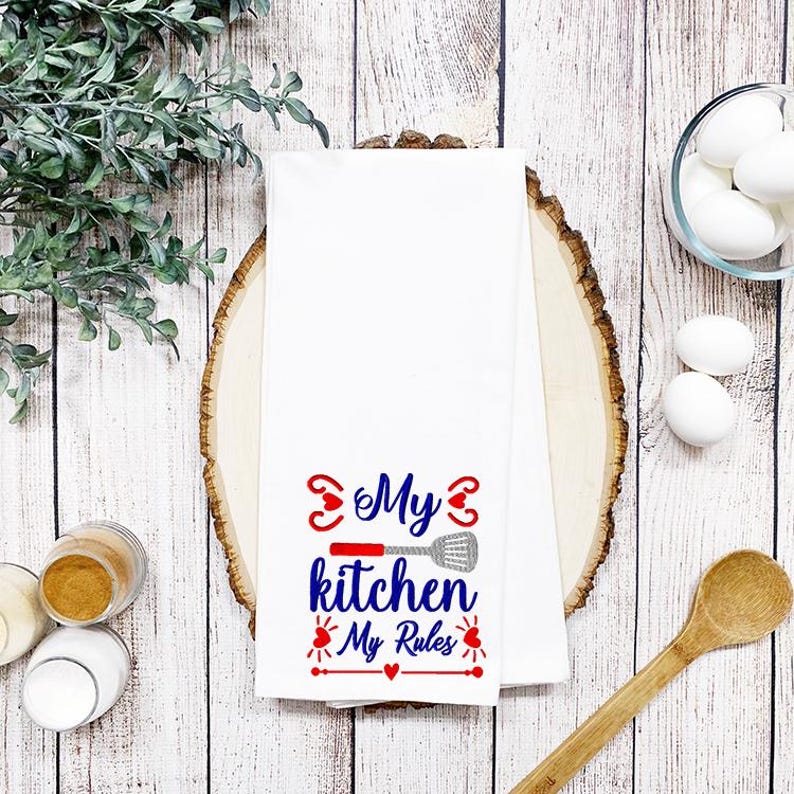 My Kitchen Rules Embroidery Design, Kitchen Humor (4 Sizes) (digital Download) - Etsy