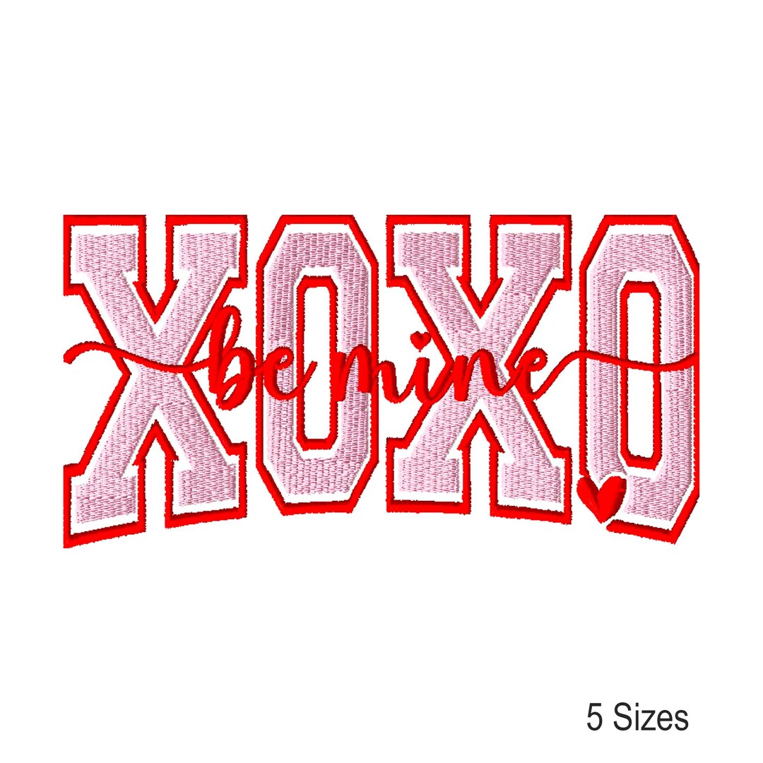 Valentine Machine Embroidery Design: Word Art Instant Download ...
