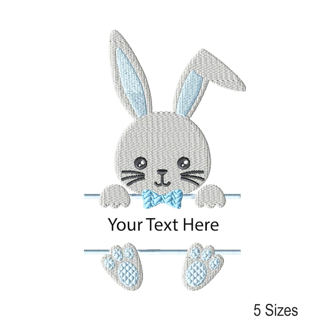 Easter Split Monogram Machine Embroidery Design: Instant Download ...