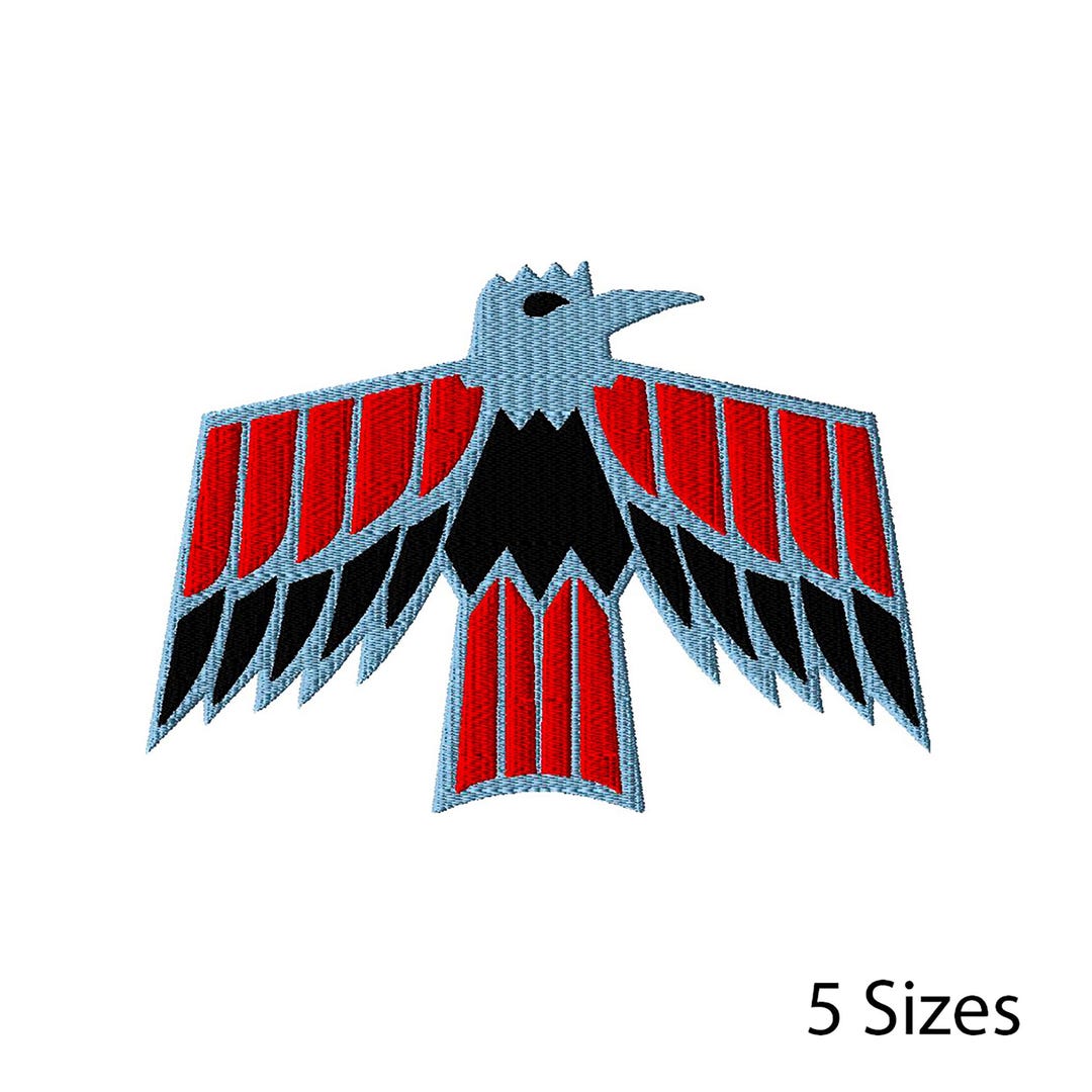 Vintage Firebird Machine Embroidery Design: 5 Sizes, 9 Formats (instant ...