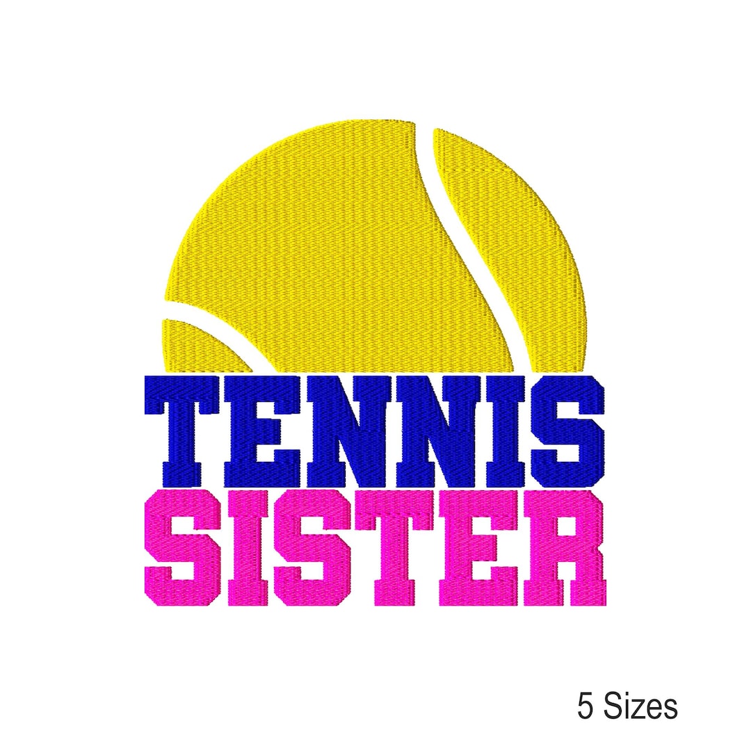 Tennis Machine Embroidery Design: Sports Instant Download (5 Sizes). - Etsy