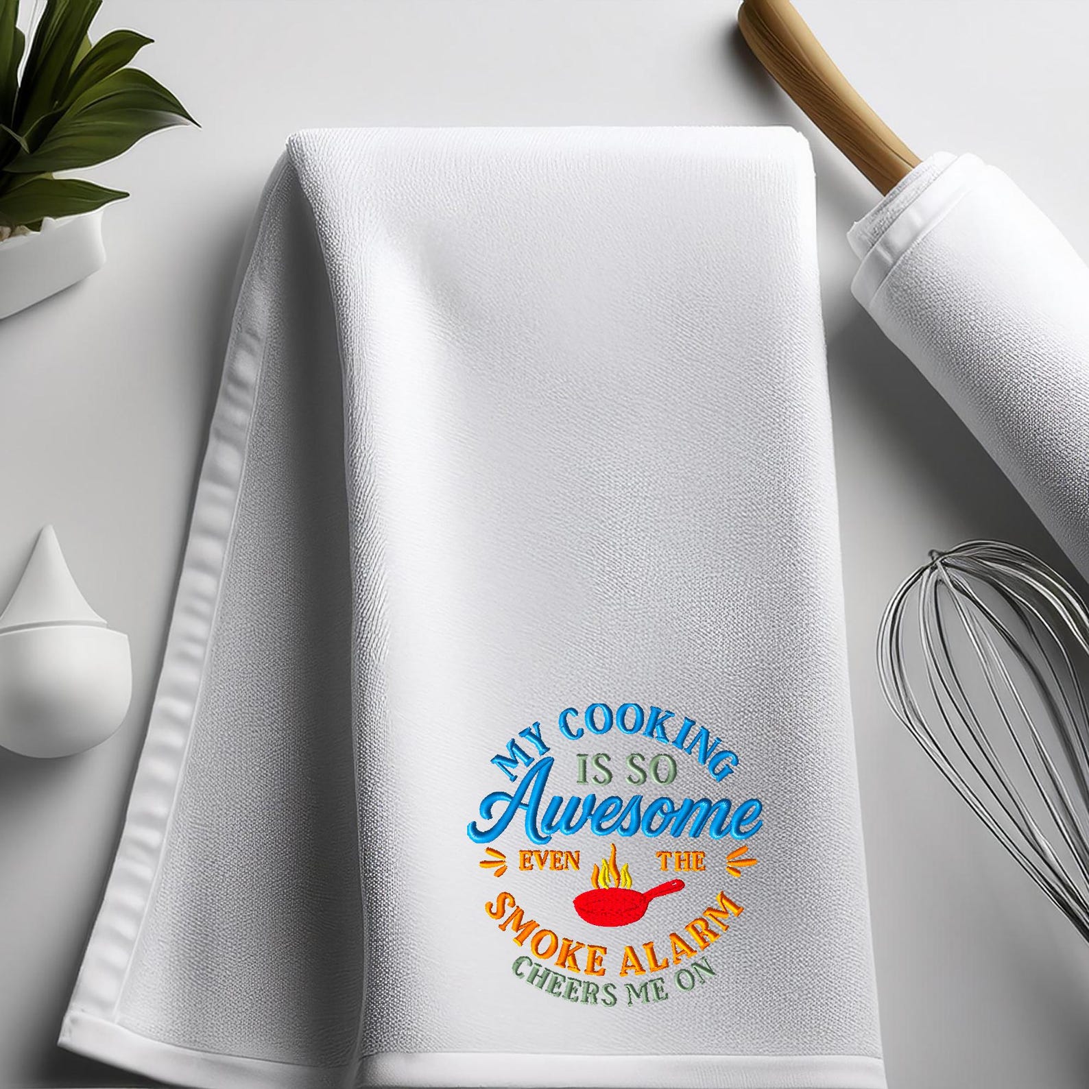 Funny Kitchen Machine Embroidery Design: Instant Download Files (5 ...