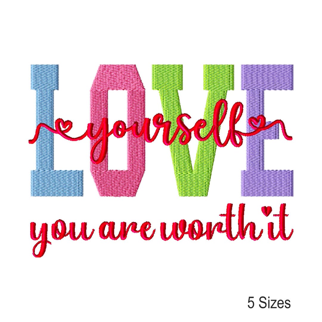 Inspirational Machine Embroidery Design: Word Art Instant Download ...