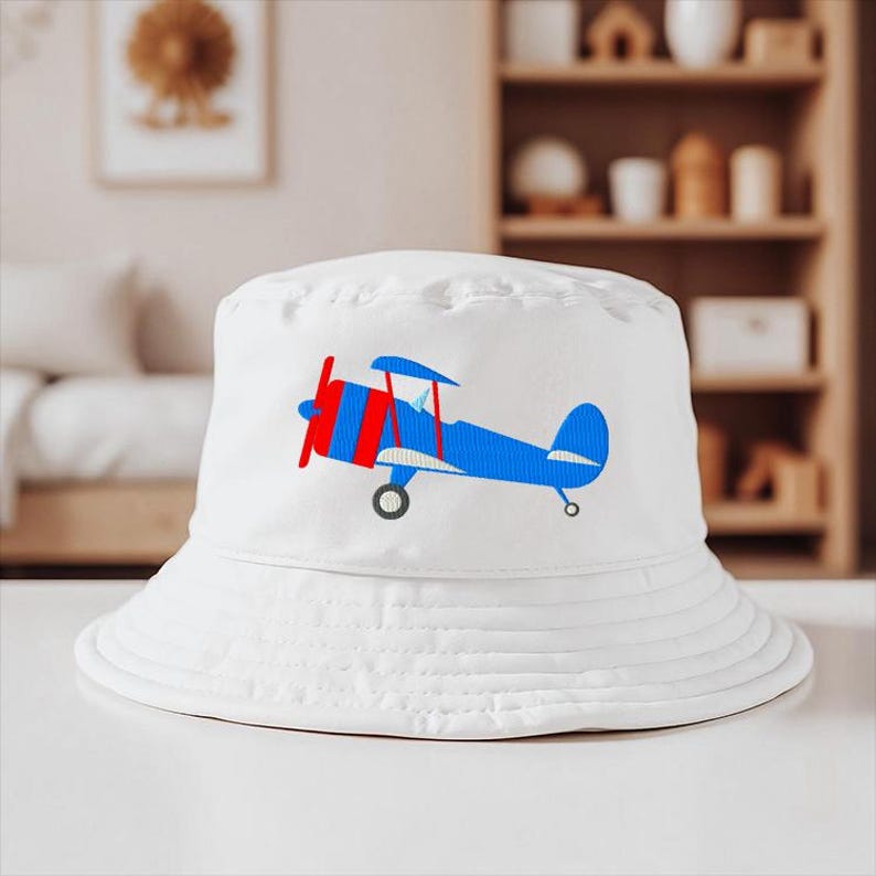 Toy Airplane Embroidery Design: Kids Vehicle Applique (instant Download ...